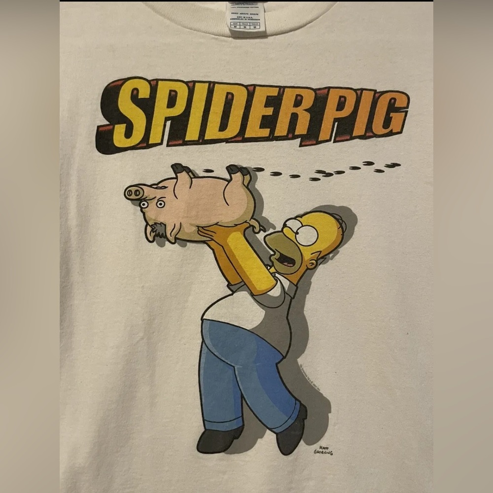 The Simpsons Spider Pig Shirt. (2007) - Gem
